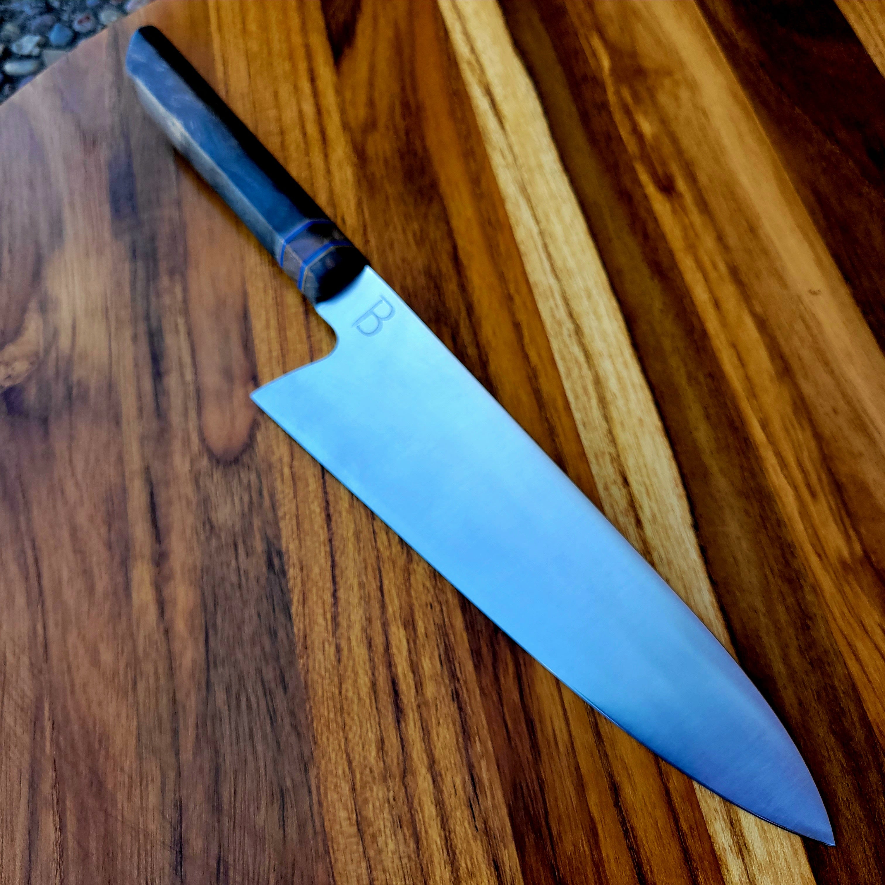 Baldwin Blades 7.25" Gyuto in AEB-L and Maple | Perfect Edge Cutlery ...