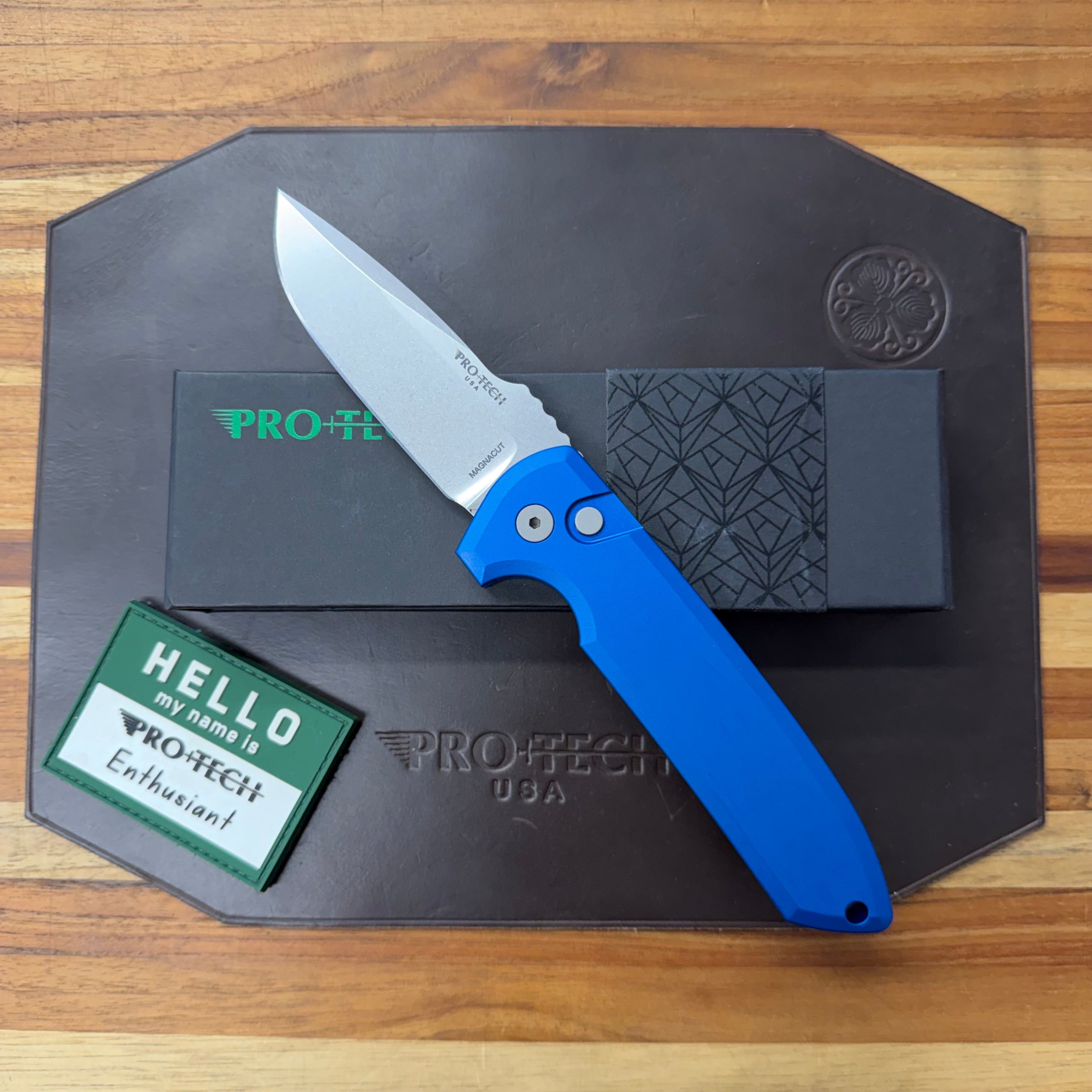 Pro-Tech Rockeye 3.25" Auto w/ Blue Aluminum Handle | PEC – PERFECT ...